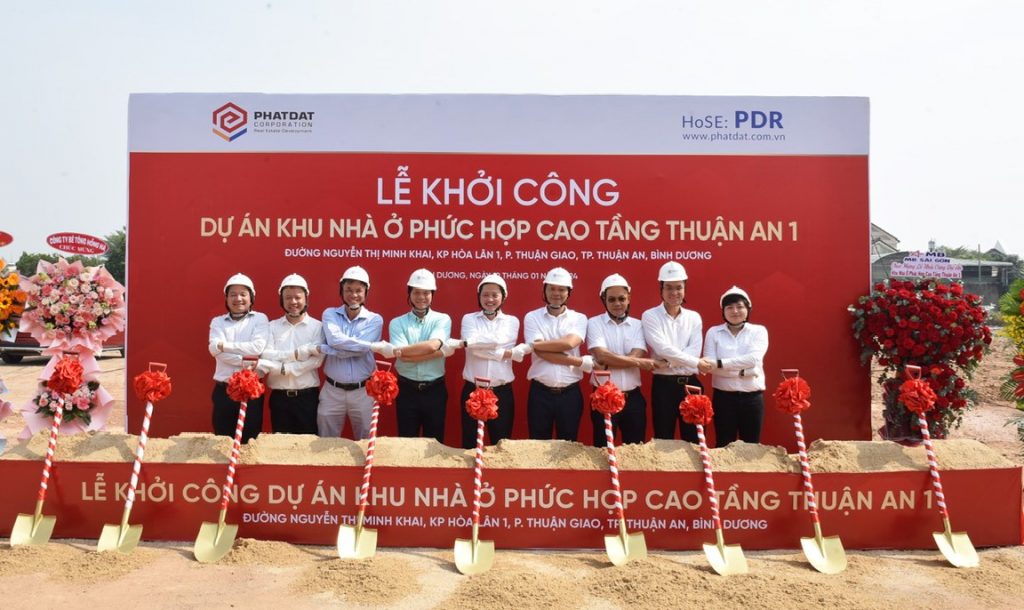 Phát Đạt khởi công dự án Khu nhà ở phức hợp cao tầng Thuận An 1 tại Bình Dương - Công ty CP Phát ...
